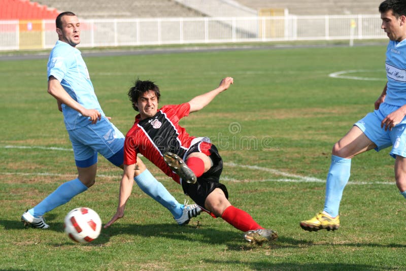 Football attack editorial stock image. Image of milovanovic - 24003684