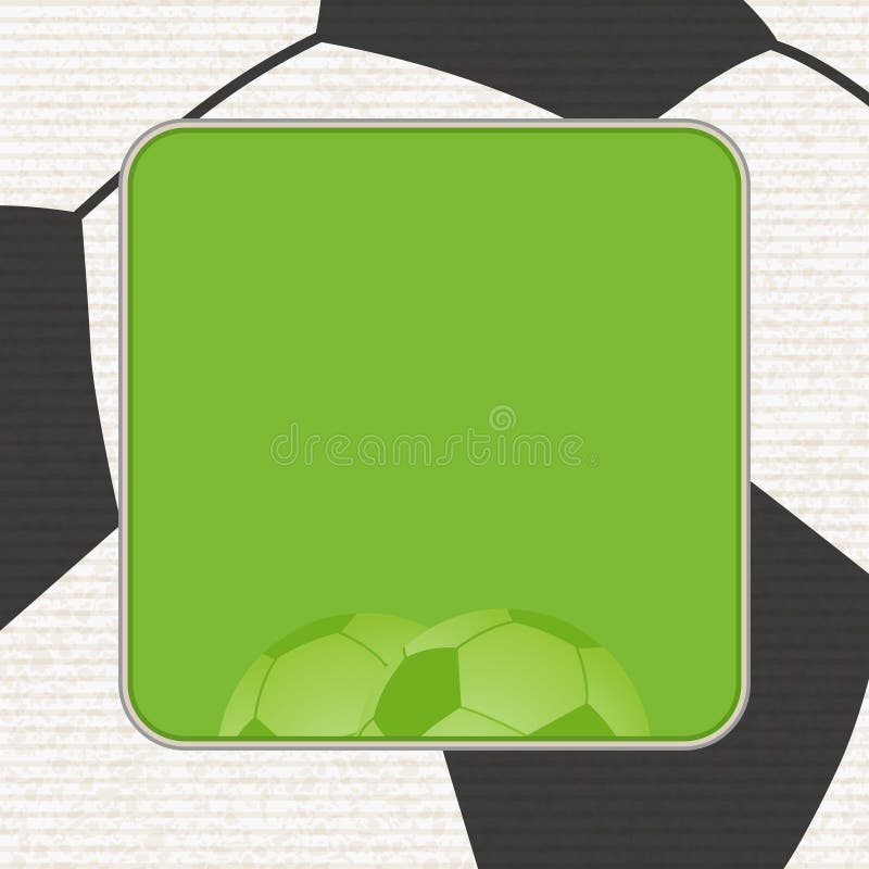 Football Background Panel Graphic Stock Vector - Illustration of green ...