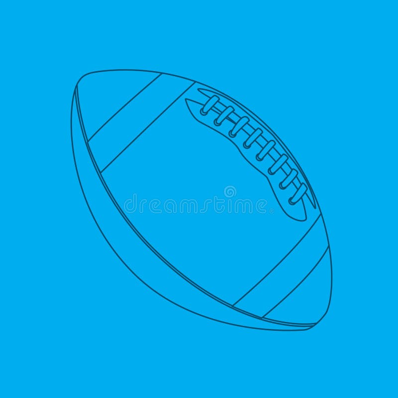 Football blueprint stock vector. Illustration of game - 8951048