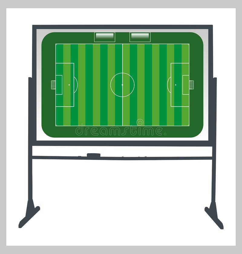 Football tactic. Vector. stock vector. Illustration of frame - 14243188