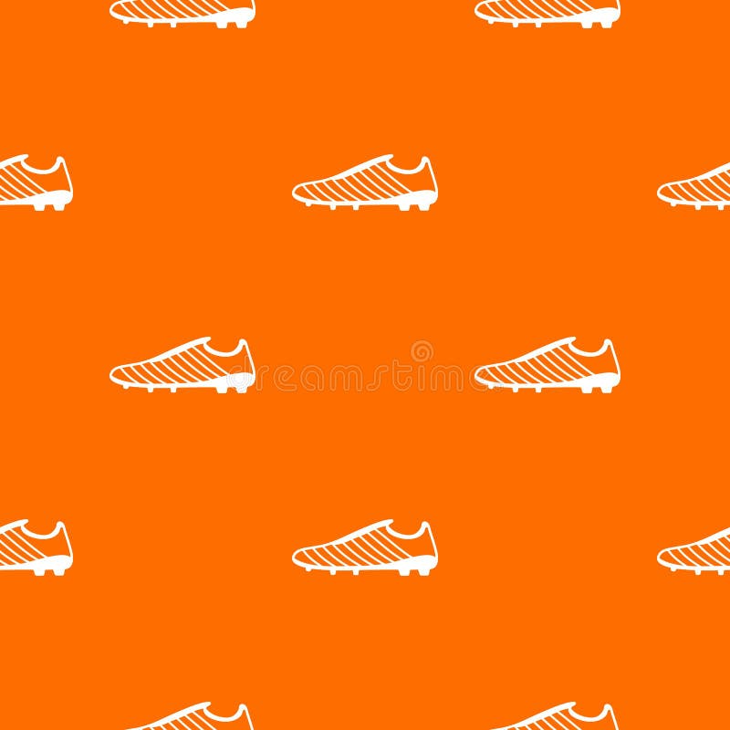 Football Boots Pattern, Cartoon Style Stock Vector - Illustration of ...