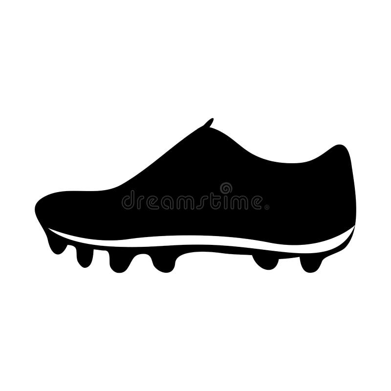 Football Cleats or Boots Icon Image Stock Vector - Illustration of ...