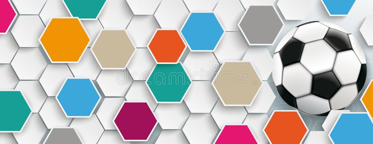 Football Hexagon Stock Illustrations – 6,867 Football Hexagon Stock ...