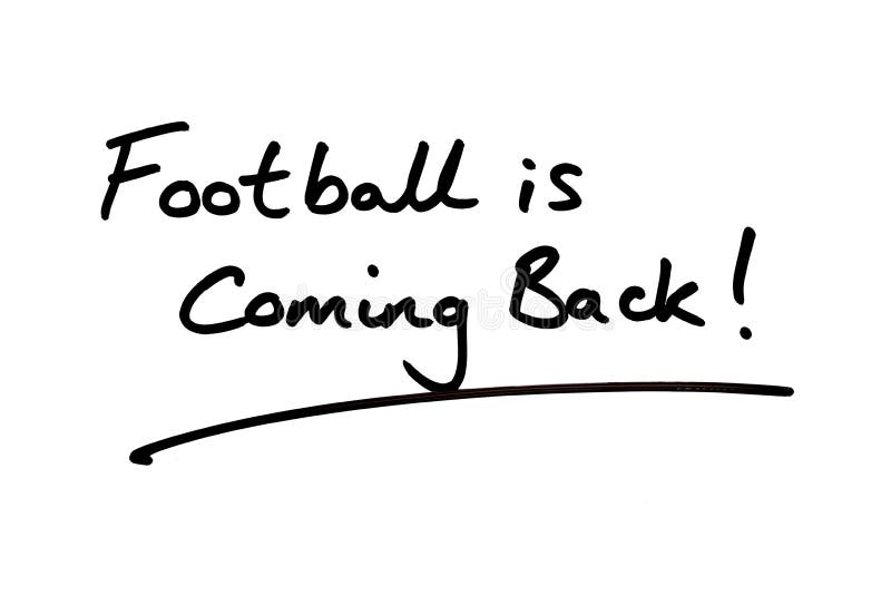 Football Coming Soon and Countdown Timer. Stock Vector - Illustration ...