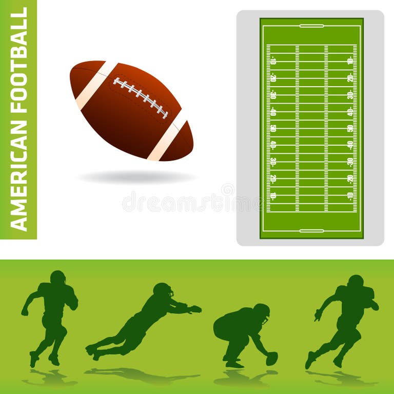 Football design elements stock vector. Illustration of field - 16403141