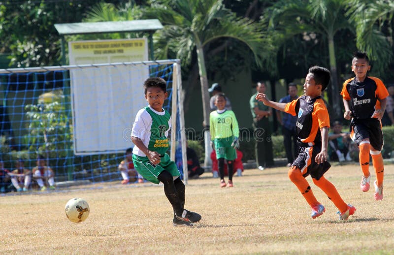 Football editorial photo. Image of school, match, indonesia - 58853741