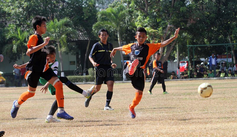 Football editorial photography. Image of java, students - 58853802