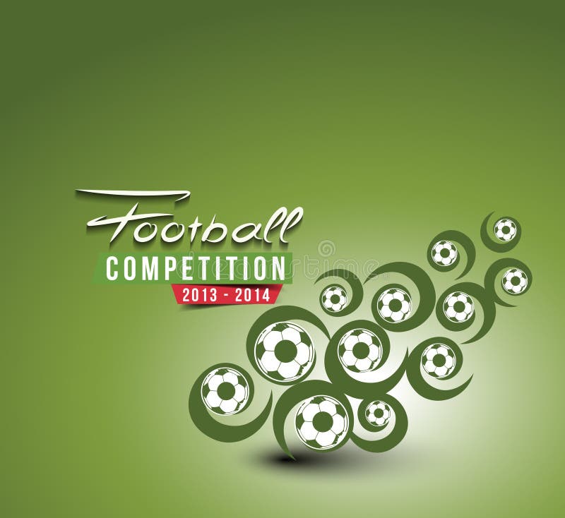 Football Event Poster Graphic Stock Vector - Illustration of beautiful ...