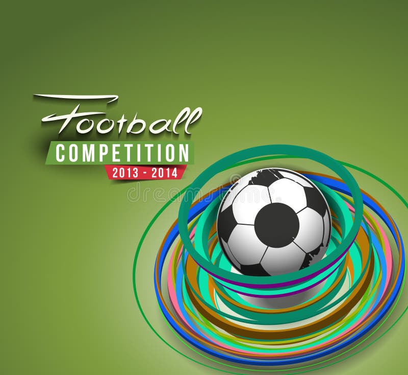 Football Event Poster Graphic Stock Vector - Illustration of ...