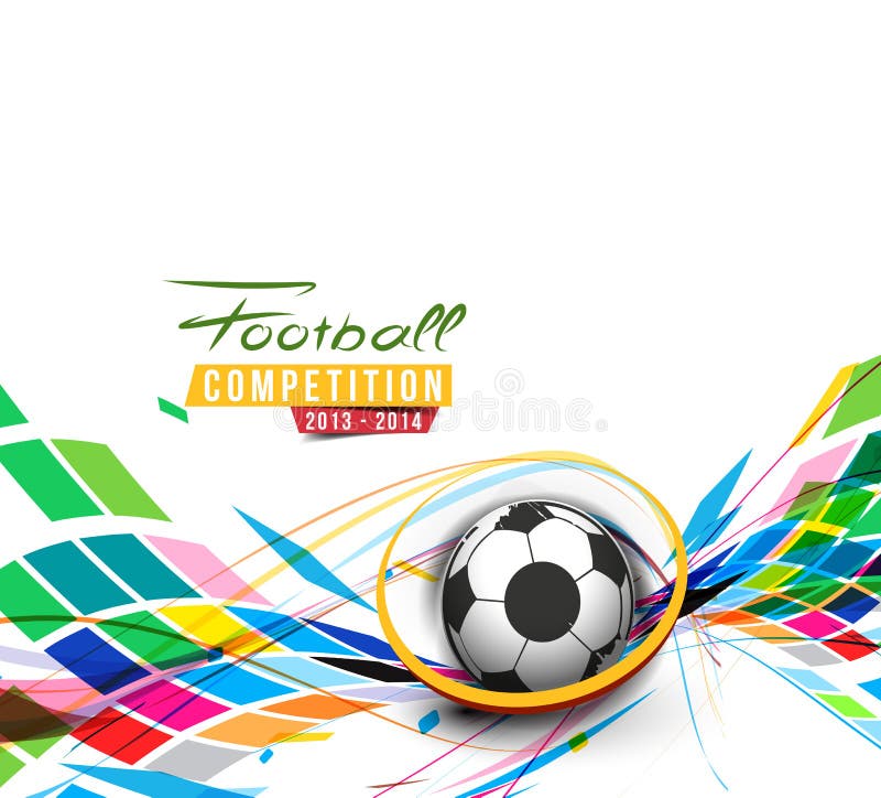 Football Event Poster stock vector. Illustration of champion - 53385471