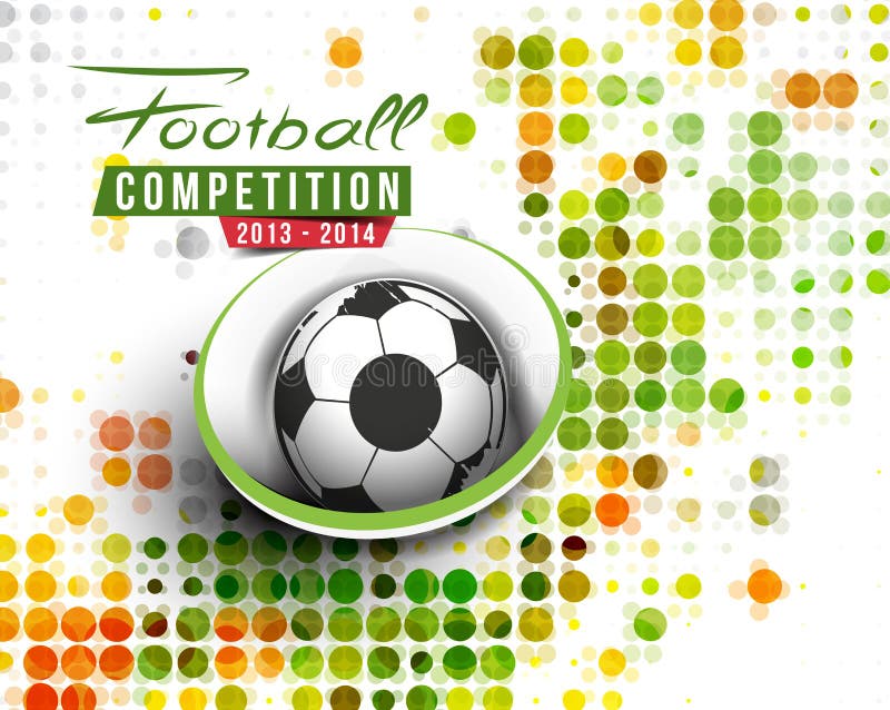 Football Event Poster Graphic Template Stock Vector - Illustration of ...