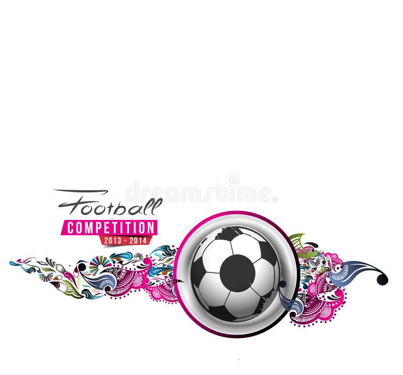 Football Event Poster stock vector. Illustration of design - 53418922