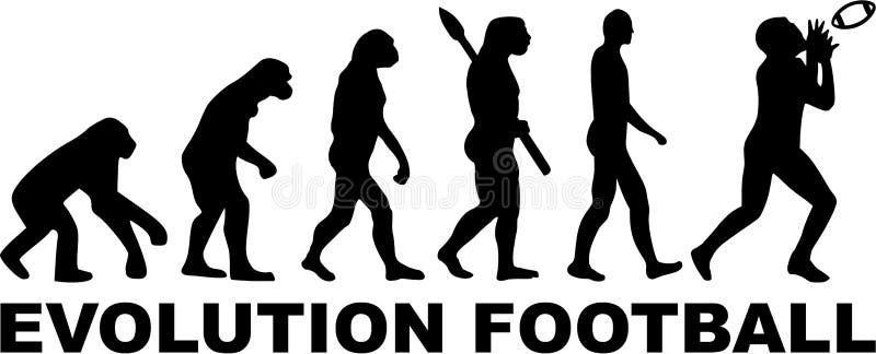 Evolution rugby stock vector. Illustration of team, graphic - 106168268