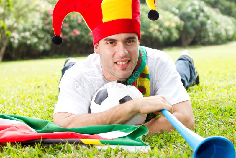 Football fan stock photo. Image of green, fitness, ballgame - 13772006