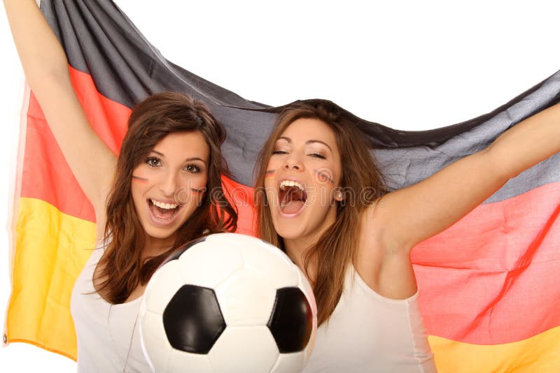 Football Fans stock image. Image of world, women, german - 18051769
