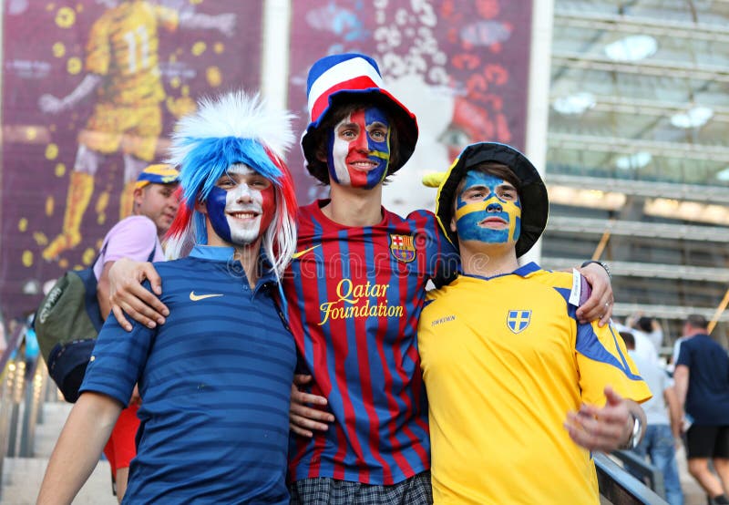 Football Fans on Olympic Stadium Editorial Photography - Image of ...