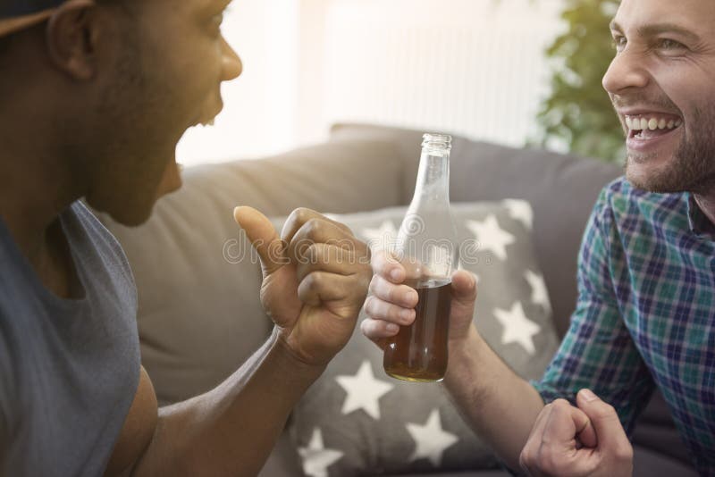 Football fans stock image. Image of emotions, championship - 85406955