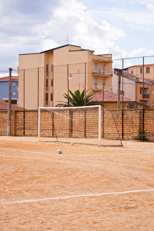 Brazilian Favela Football Pitch Stock Image - Image of ghetto, field ...