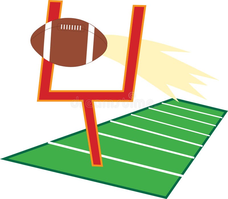 Football Field stock vector. Illustration of leather, field - 2528573