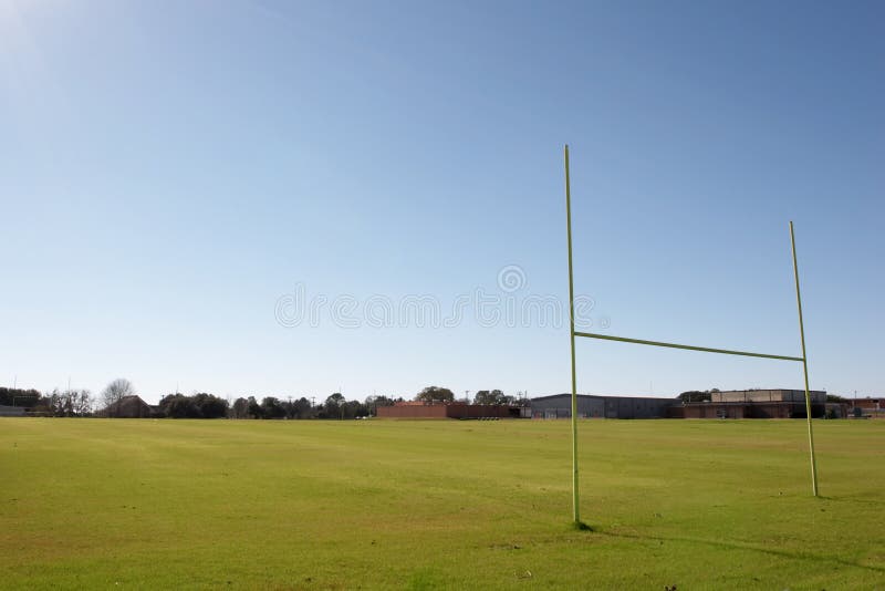 Football Goal Post stock photo. Image of stadium, team - 1270282