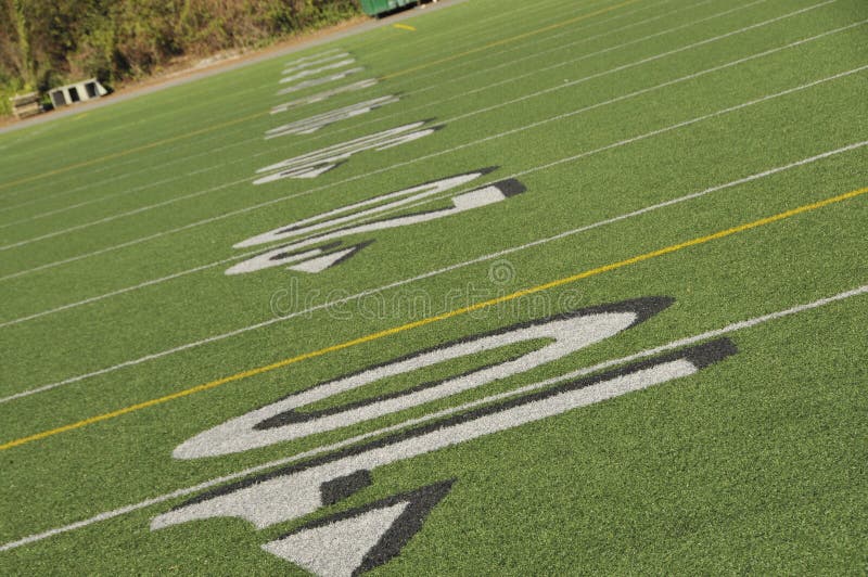 Football Field stock photo. Image of outdoors, angle, american - 9267554