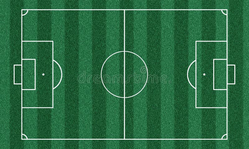 Football field stock illustration. Illustration of soccer - 44467465