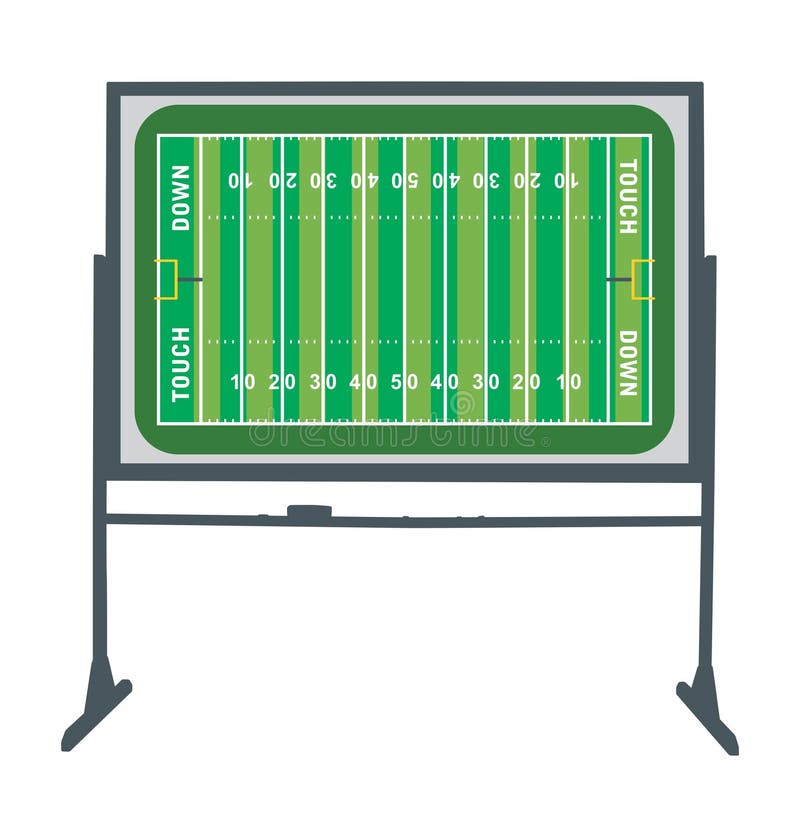 Football Field Board stock vector. Illustration of american - 28285545