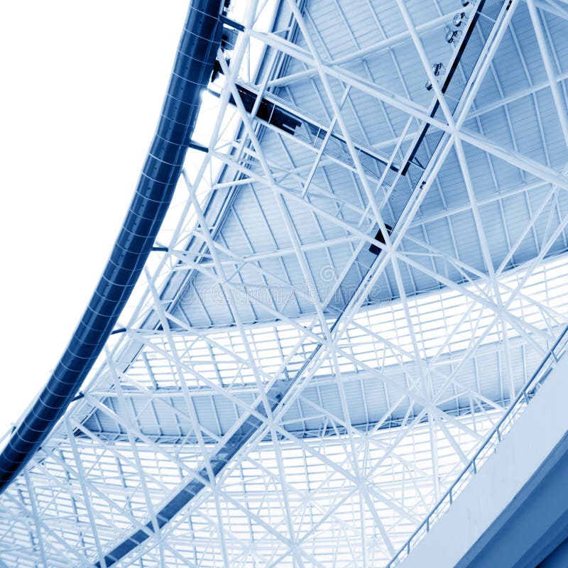 Football Field at the Top of the Steel Stock Image - Image of sports ...