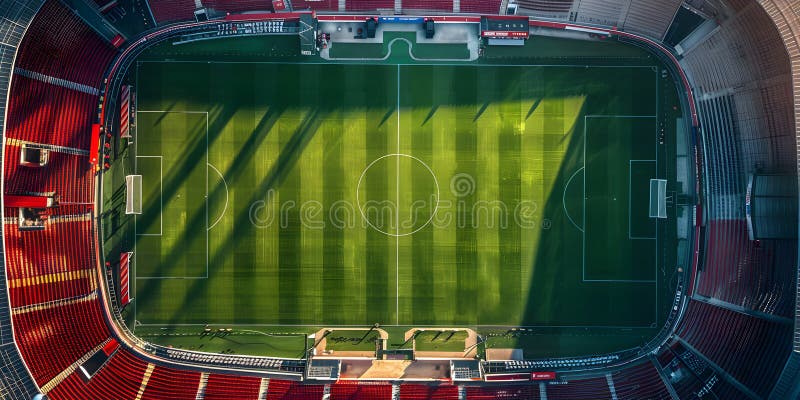 Football field top view stock photo. Image of sport - 323792784