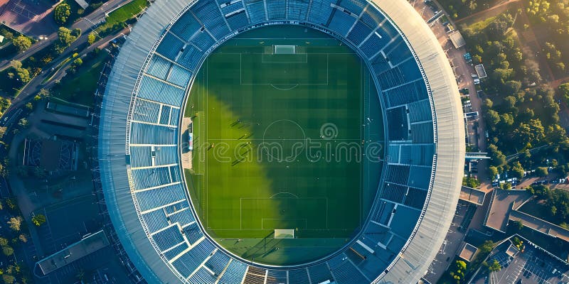 Football field top view stock photo. Image of league - 323793358