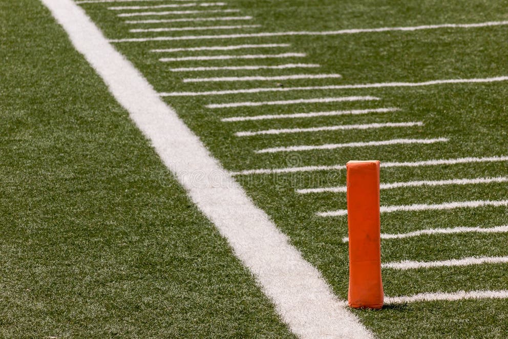 Football field stock photo. Image of yard, field, offensive - 55164624