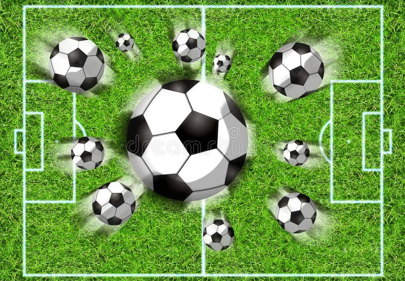 Football filed stock image. Image of item, championship - 7428019