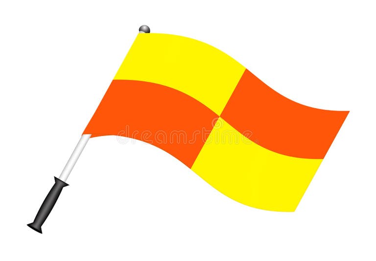 Football Flag Referee Stock Illustrations – 3,415 Football Flag Referee ...