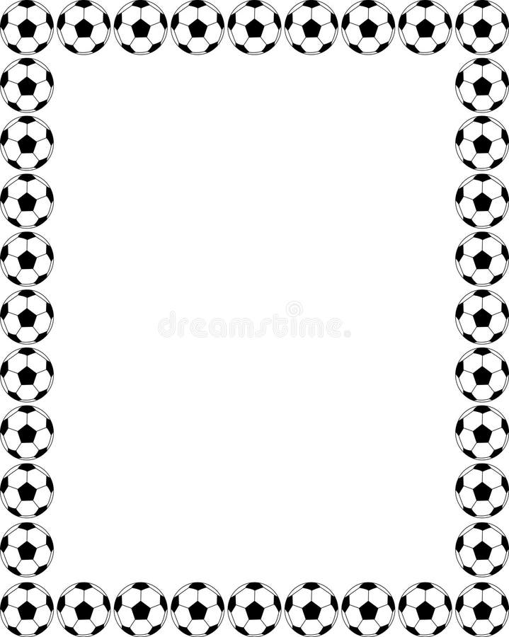 Soccer Frame stock vector. Illustration of frames, frame - 149004195