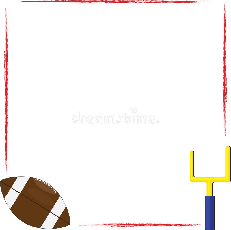 Football frame stock vector. Illustration of communication - 44473163