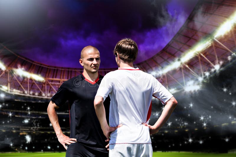 Football game stock image. Image of fight, opposing, sports - 25750069