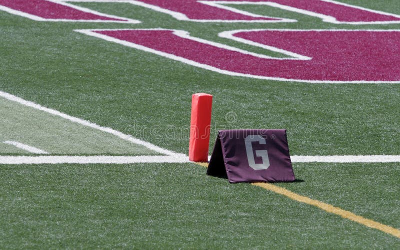 Football Goal-Line stock photo. Image of highschool, scoreboards - 1213294