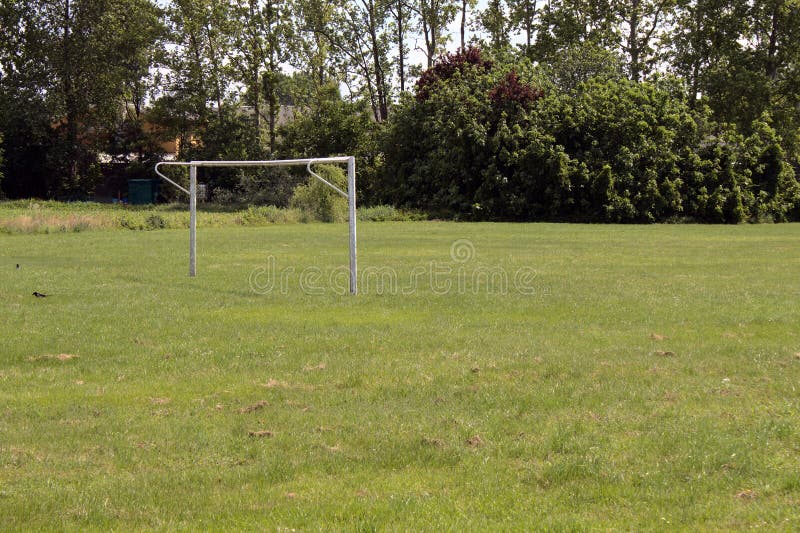Football goal stock photo. Image of play, ball, sport - 219717478