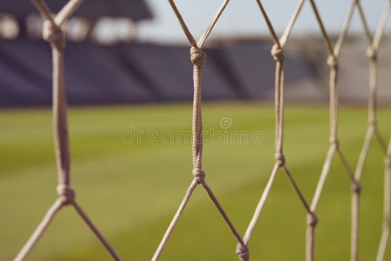 Football Goal Net Close-up. Stock Image - Image of pattern, competition ...