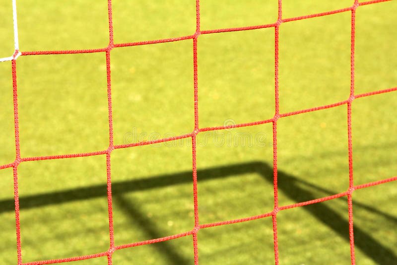 The football goal net stock photo. Image of meadow, focus - 41159216