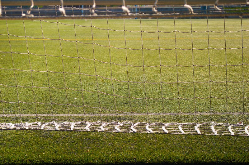 Football goal stock image. Image of game, pitch, kick - 46948559