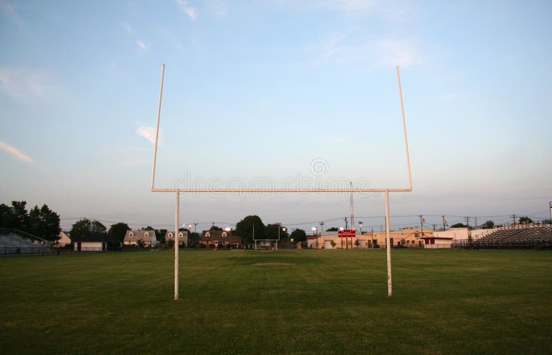 Football Goal Post stock photo. Image of stadium, team - 1270282