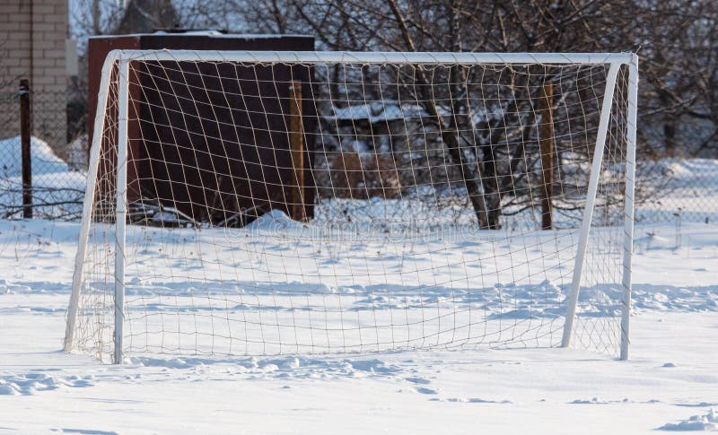 The Net on the Football Goal As an Abstract Background. Texture Stock ...