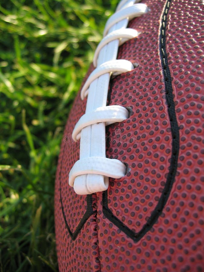 Football in Grass stock image. Image of foot, goal, american - 20757
