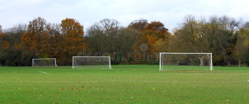 Football Ground from a Height Stock Image - Image of view, soccer ...