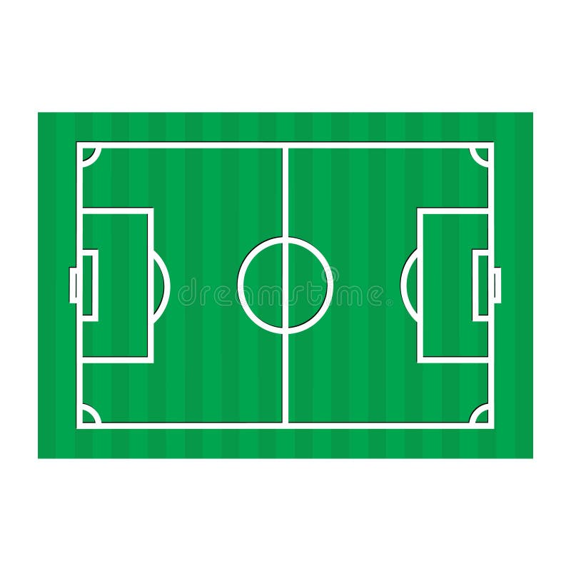 Football Ground Vector Design Template Stock Vector - Illustration of ...