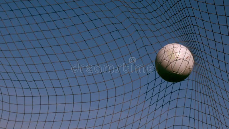Football Hitting the Back of the Net Stock Video - Video of 1080p ...