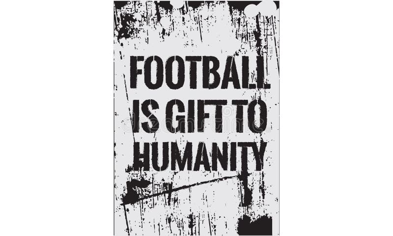 Football stock vector. Illustration of humanity, gift - 82903608