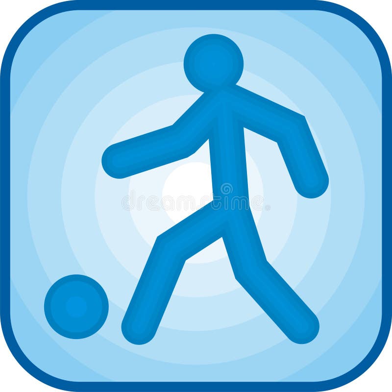 Football icon stock illustration. Illustration of sign - 5958845