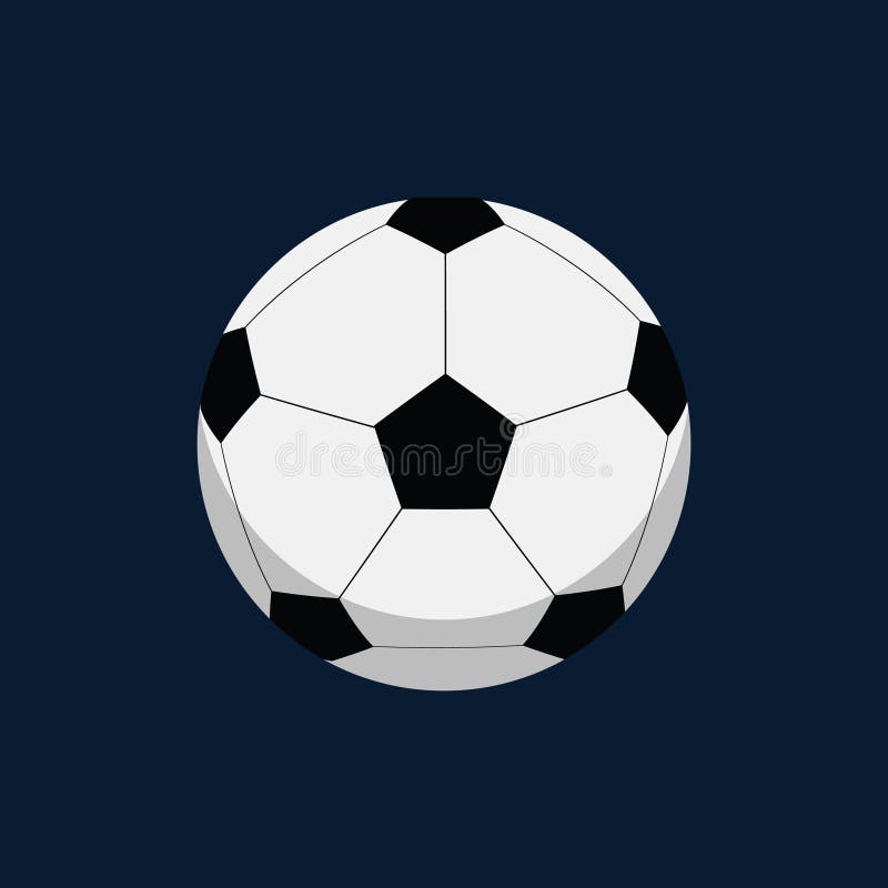 Football Icon. Vector Illustration Decorative Background Design Stock ...